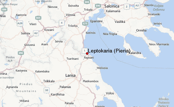 Leptokaria (Pieria) Wettervorhersage