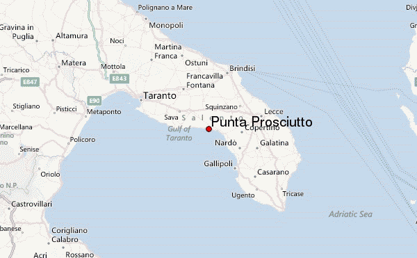 Punta Prosciutto Wettervorhersage